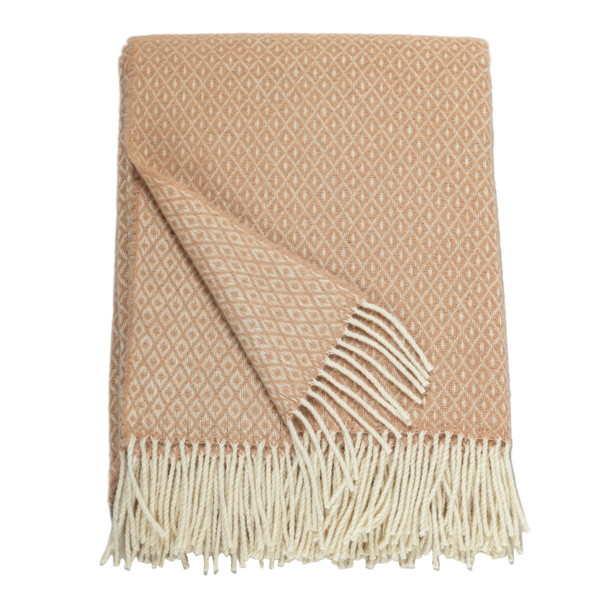 Ukrainian 100% Wool Fringed Throw Blanket | Free the Ocean