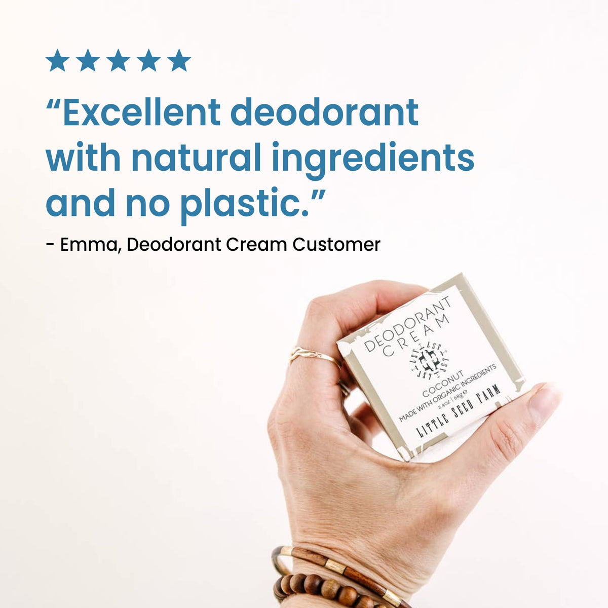 No Aluminum, baking soda, or plastic! Deodorant Cream - 4 Scents | Free ...