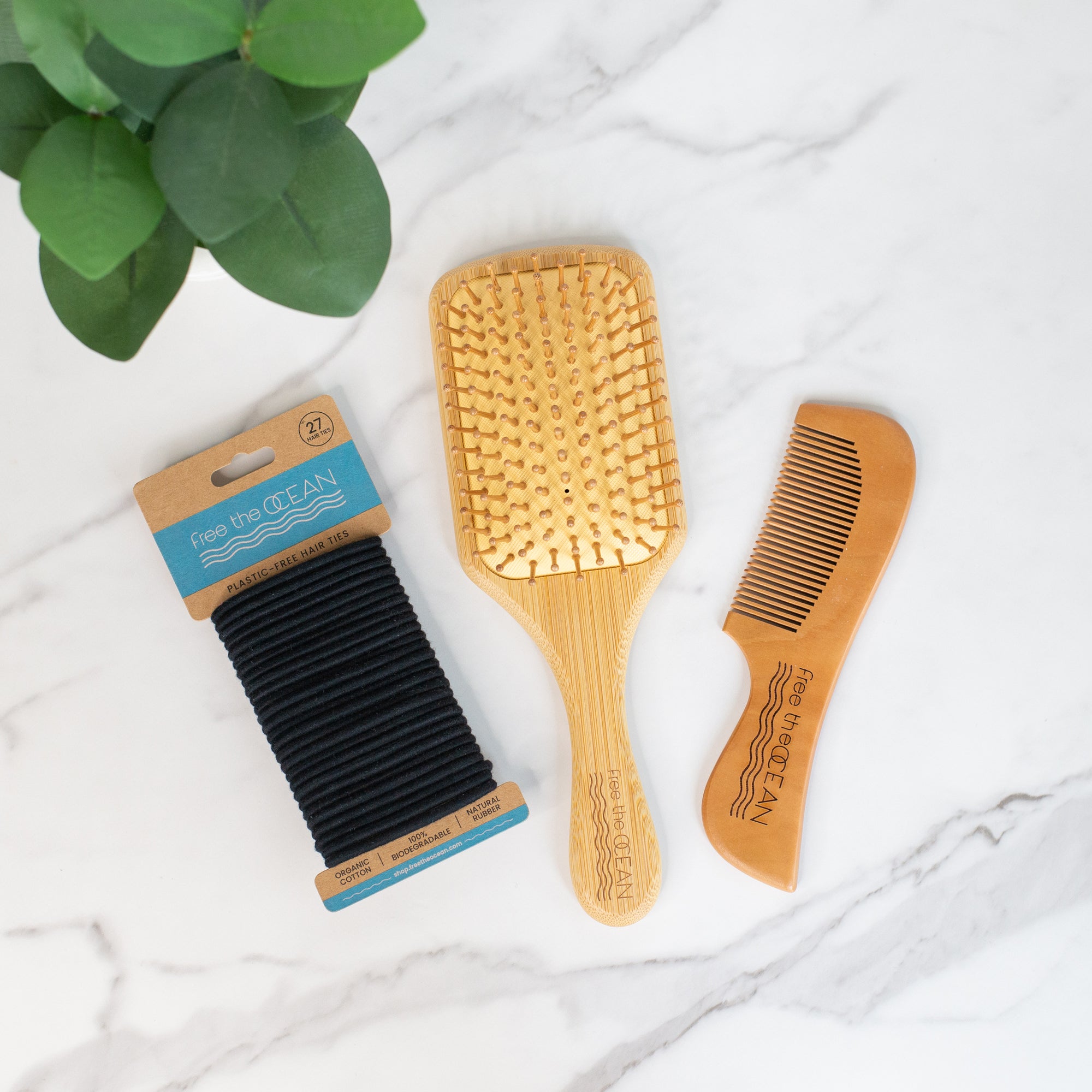100% Bamboo Comb for All Hair Types | Free the Ocean | Free the Ocean