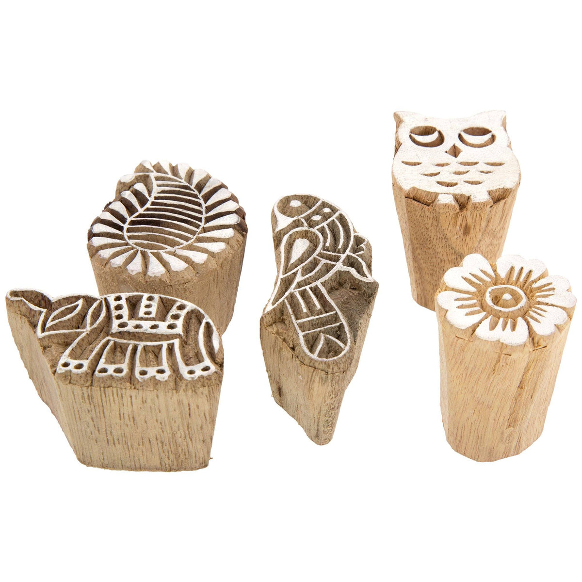 Mini Block Print Stamps Set | Free the Ocean