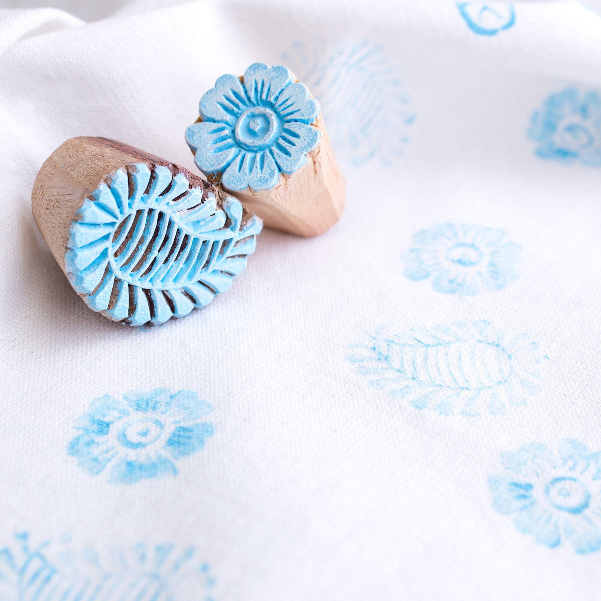 Mini Block Print Stamps Set | Free the Ocean