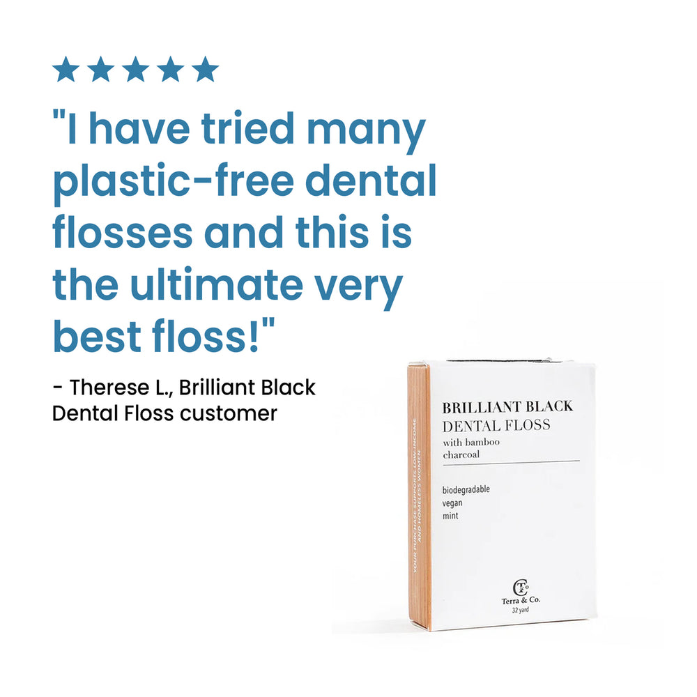 Plastic-Free Activated Charcoal Dental Floss | Free The Ocean | Free ...