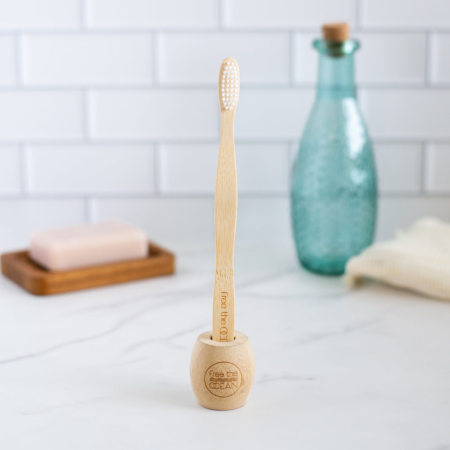 Bamboo Toothbrush Holder | Free the Ocean | Free the Ocean